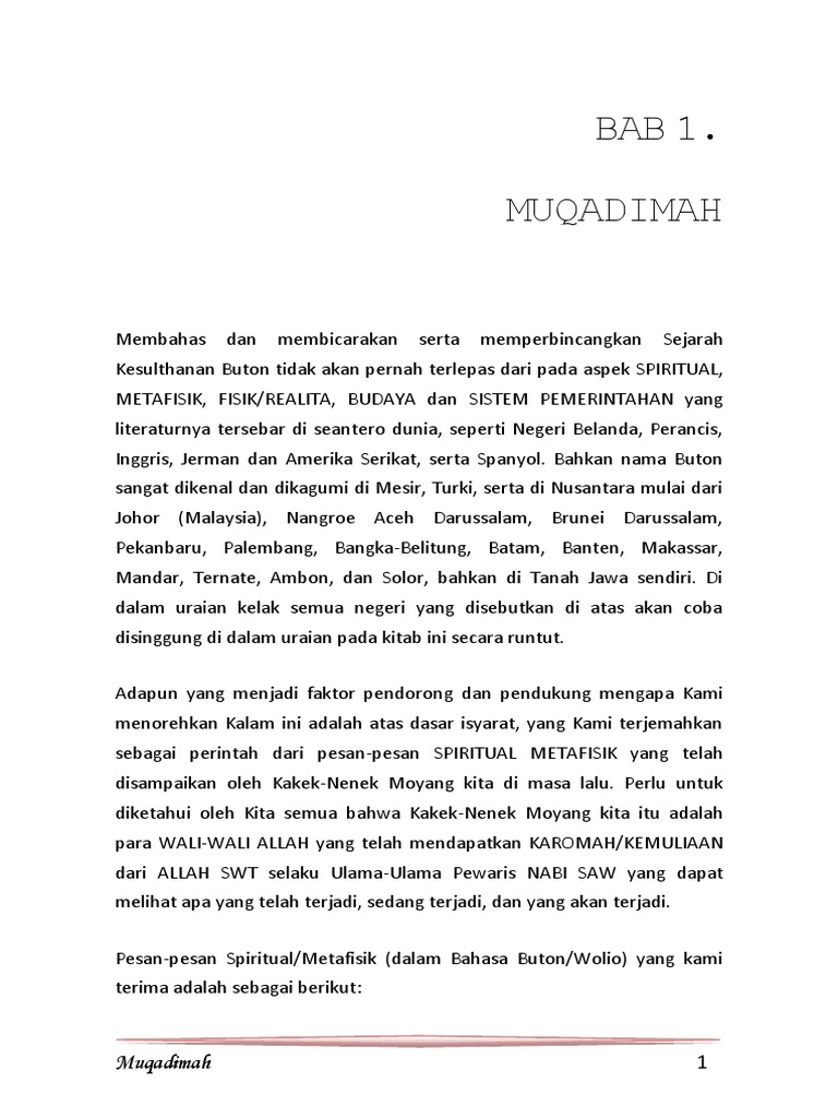 Sejarah Kesultanan Buton dan Wolio | PDF