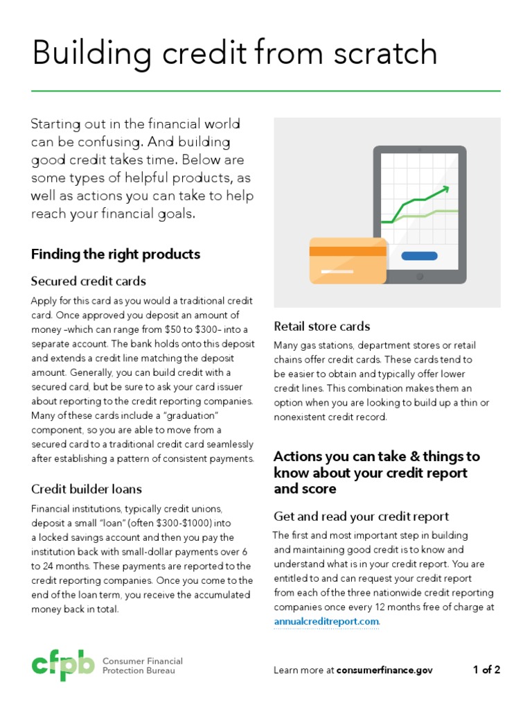 Building Credit From Scratch | PDF | Credit Score | Credit