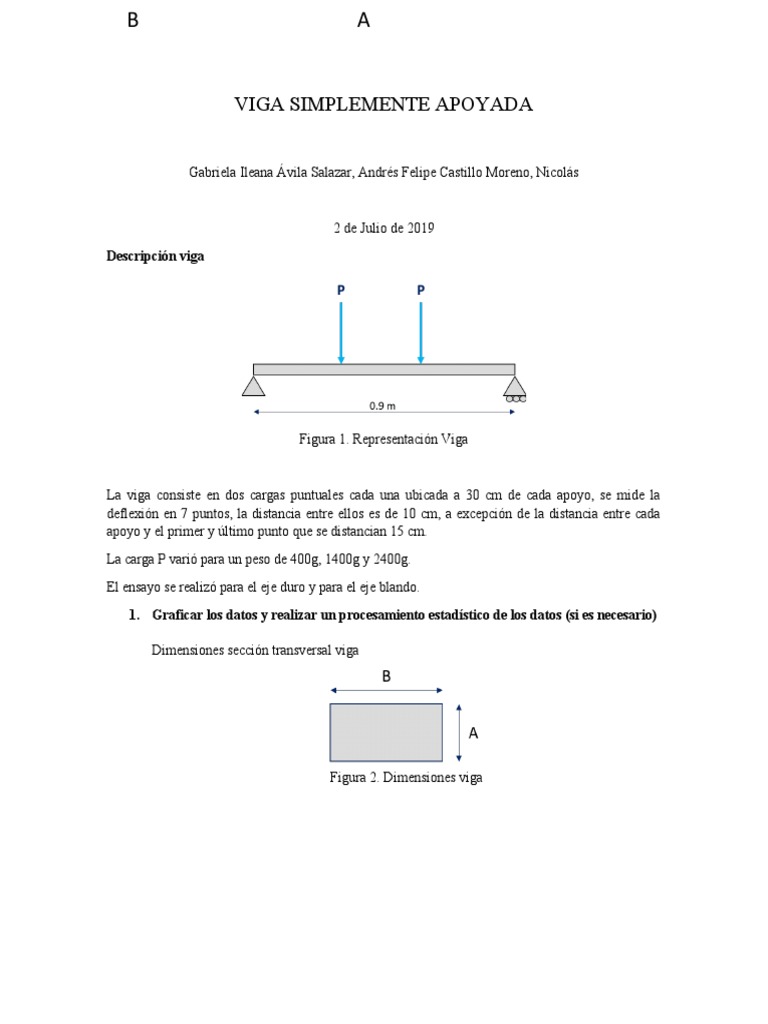 Viga Simplemente Apoyada | PDF | Carpintería | Mecánica de Medios Continuos