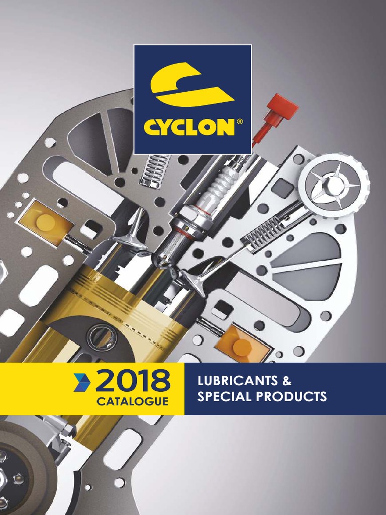 Cyclon Product Catalogue 2018 English | PDF | Motor Oil | Emission Standard