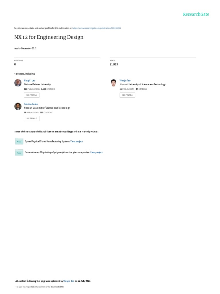 NX12 For Engineering Design | PDF | Computer Aided Design | Button ...