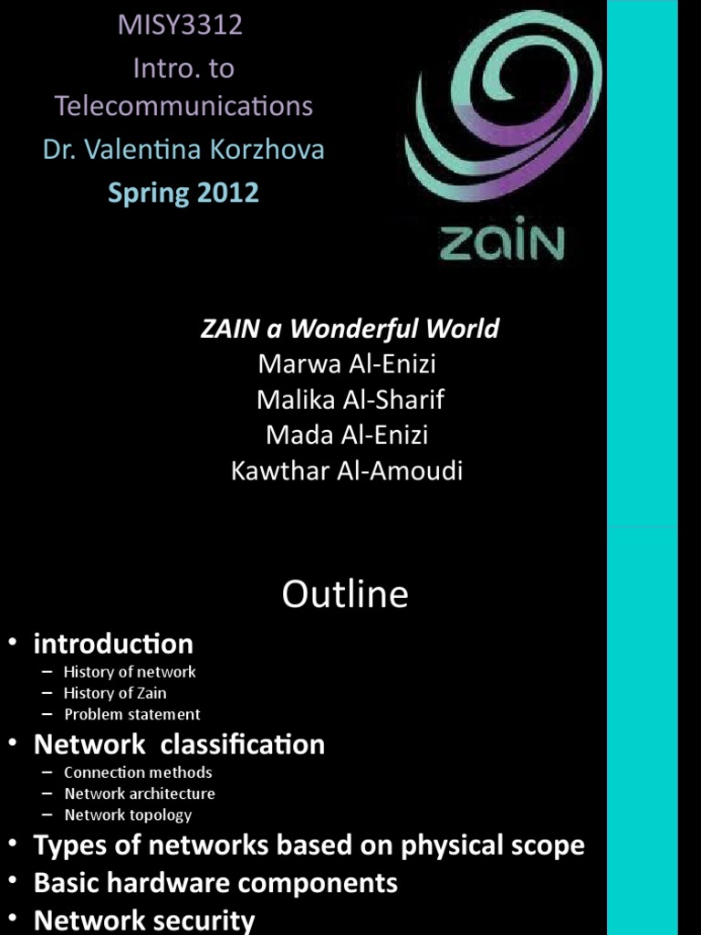 Zain Communication | PDF | Network Topology | Computer Network