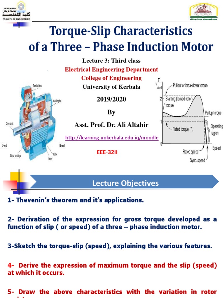 Induction Motor Torque-Slip Analysis | PDF | Electric Motor ...
