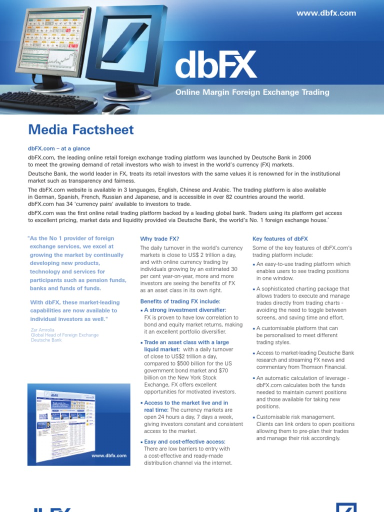 DBFX MediaFactsheet | PDF | Foreign Exchange Market | Investor