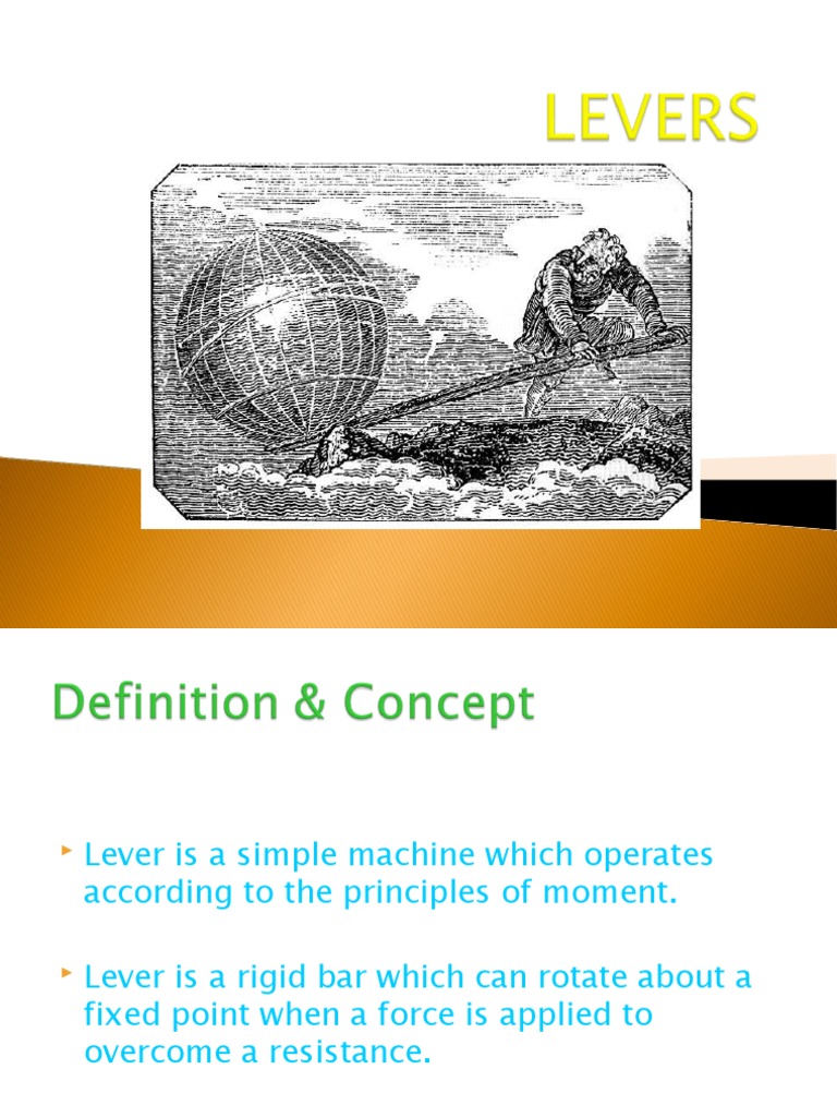 Levers | PDF | Lever | Physical Quantities