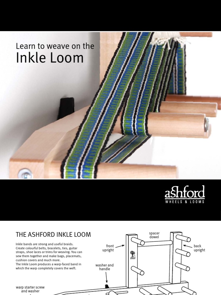 Inkle Loom Setup & Weaving Guide | PDF | Weaving | Loom