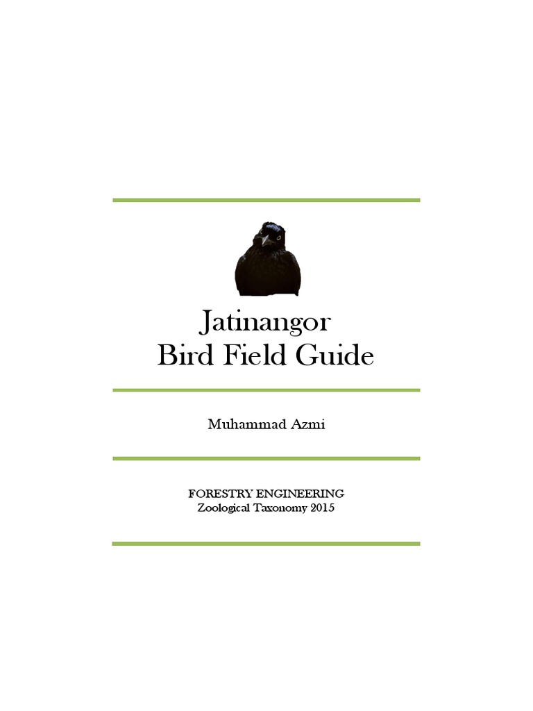 Jatinangor Bird Field Guide PDF | PDF | Kajian Bahasa Asing | Griya & Taman