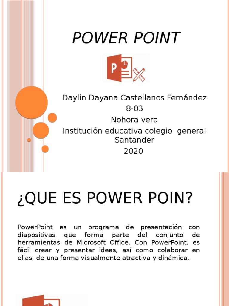 Power Point | PDF | Microsoft PowerPoint | Software de la aplicacion