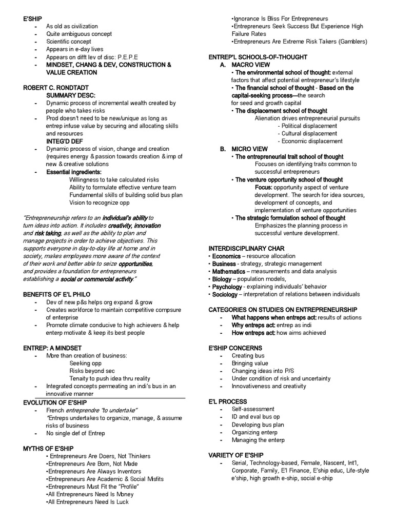 Reviewer Gentrep | PDF | Entrepreneurship | Economies