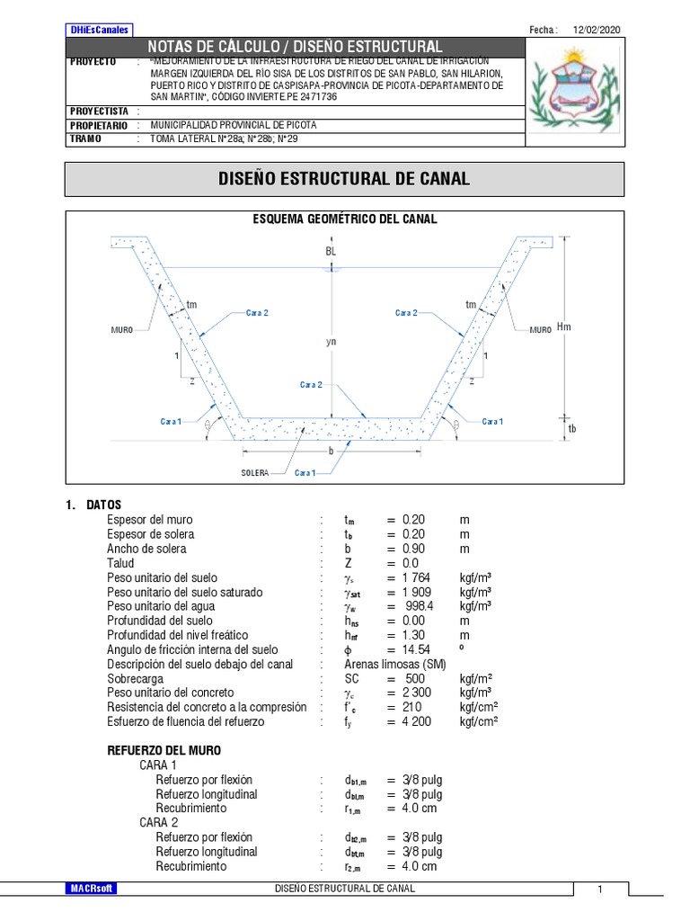 Lateral 28a 28b y 29 D. Estructural PDF | PDF | Riego | Física