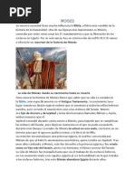 Historia de Moises | PDF | Moisés | Contenido bíblico