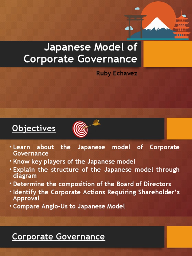 Japanese Model of Corporate Governance (2) copy | Corporate Governance ...