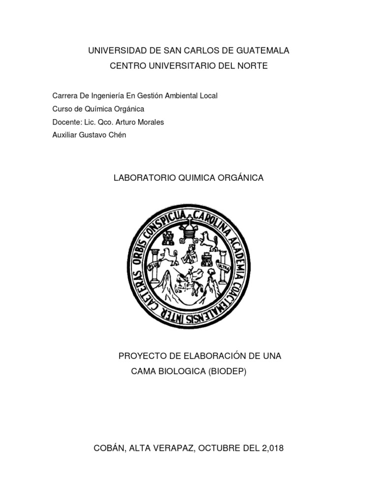 Informe Final Biodep | Descargar gratis PDF | Quemar | Agua