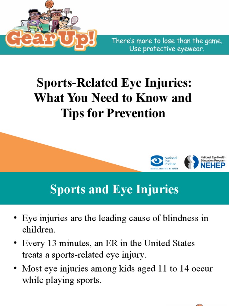 Preventing Sports-Related Eye Injuries | PDF | Glasses | Visual Impairment