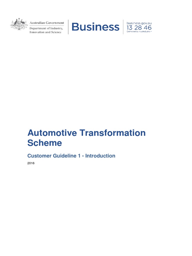 Automotive Transformation Scheme – EILBI