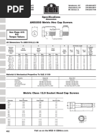Standard Metric Bolt Shank Dimensions.pdf | Screw | Metalworking