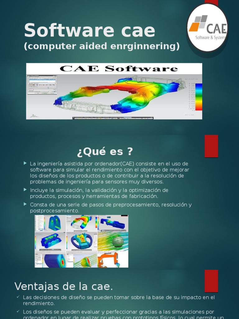 Software Cae | PDF | Simulación | Método de elementos finitos