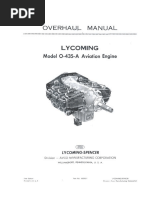 Lycoming 0-320 0-340 Overhaul | PDF