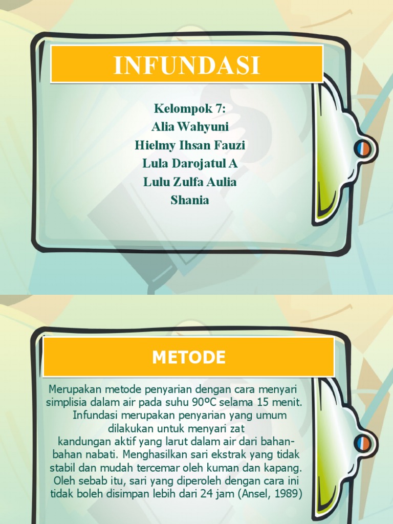 Kelompok 7 Infundasi Fitokimia | PDF