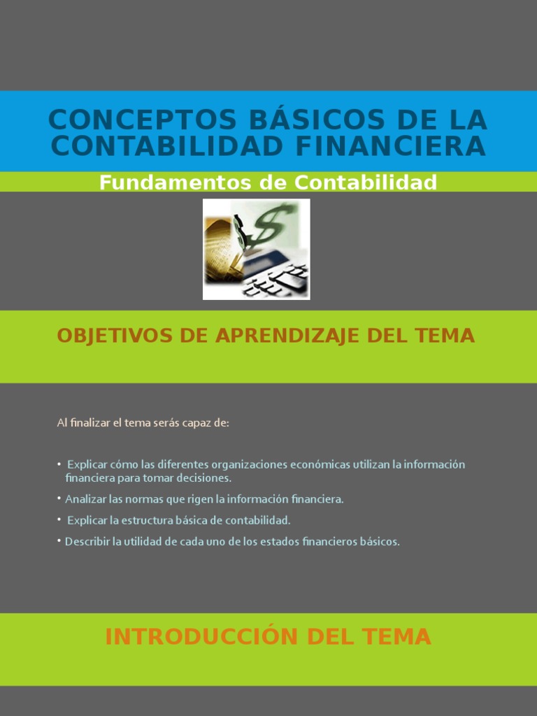 Conceptos Básicos De La Contabilidad – GLJY