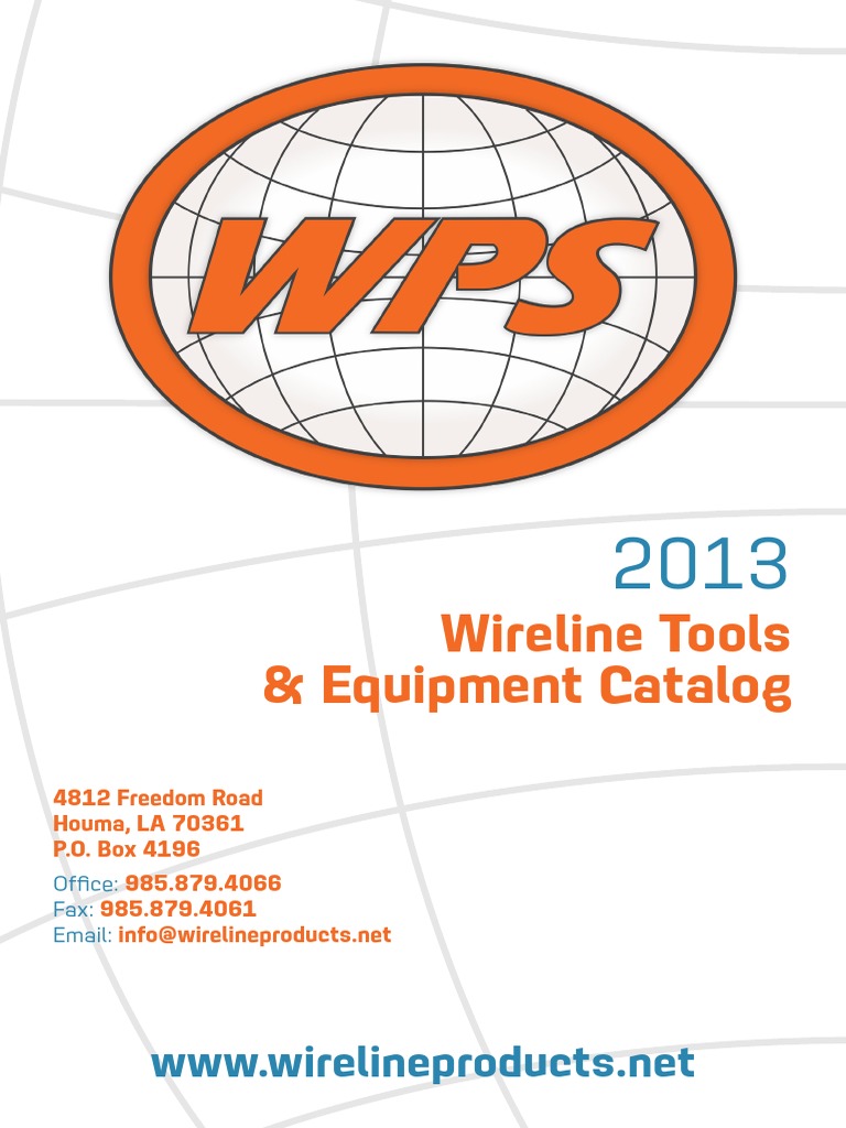 Wireline Tools & Equipment Catalog 2013 | PDF | Mechanical Engineering ...