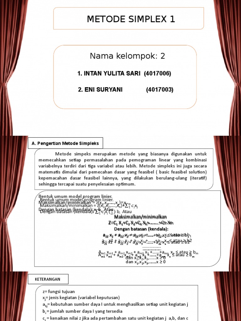 Simplex 1 Kel.2 | PDF