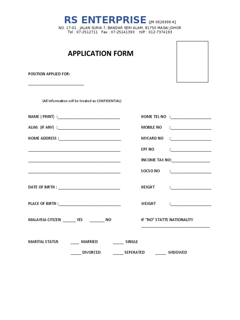 A Comprehensive Application for Employment: Gathering All Relevant ...