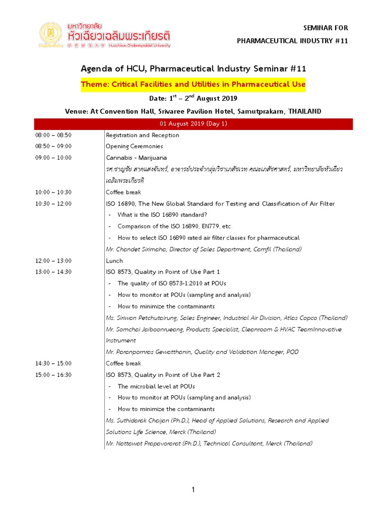 2019-06-20 HCU Agenda | PDF | Chemistry | Chemicals