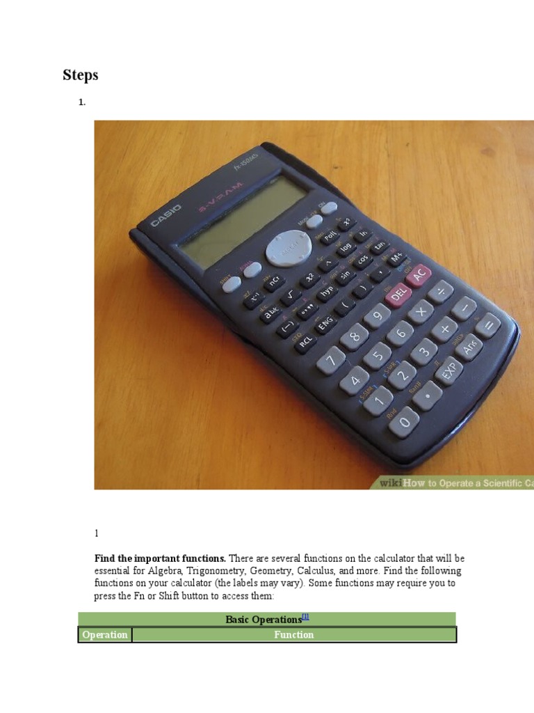 Scientific Calculator | PDF | Trigonometric Functions | Sine
