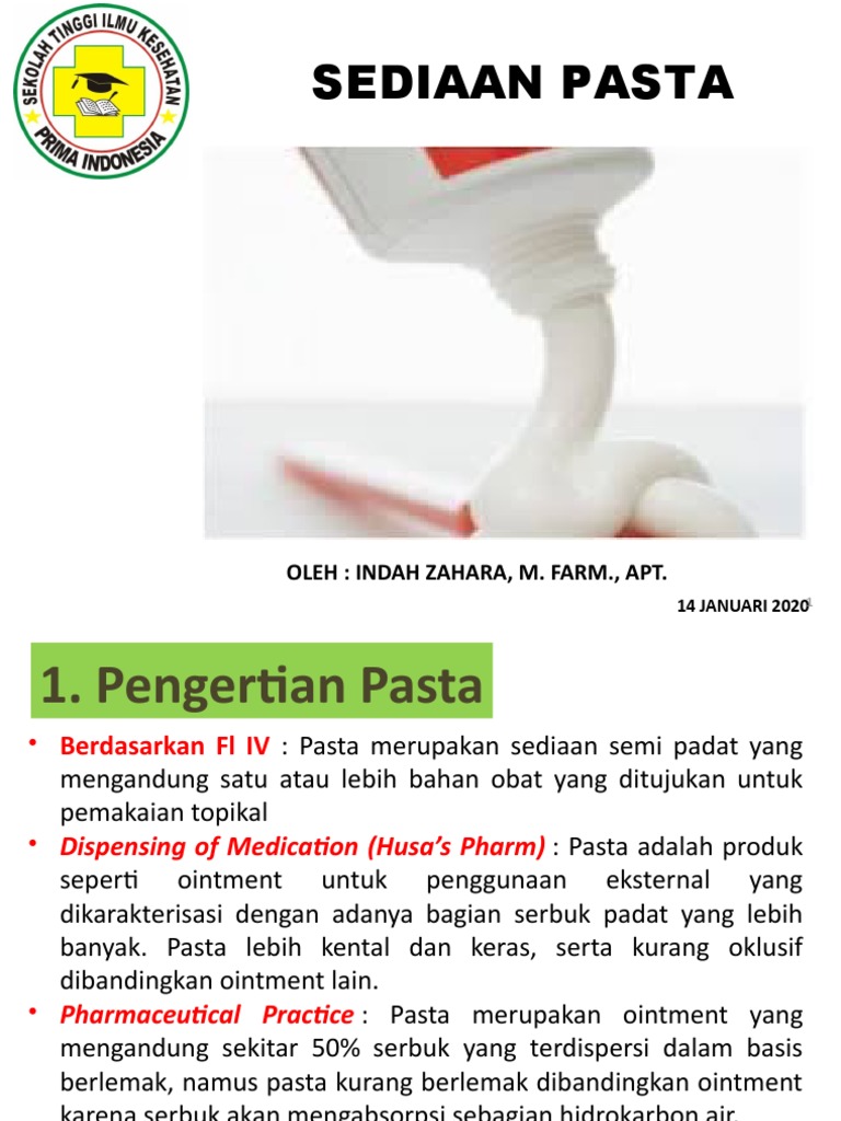Sediaan Pasta | PDF