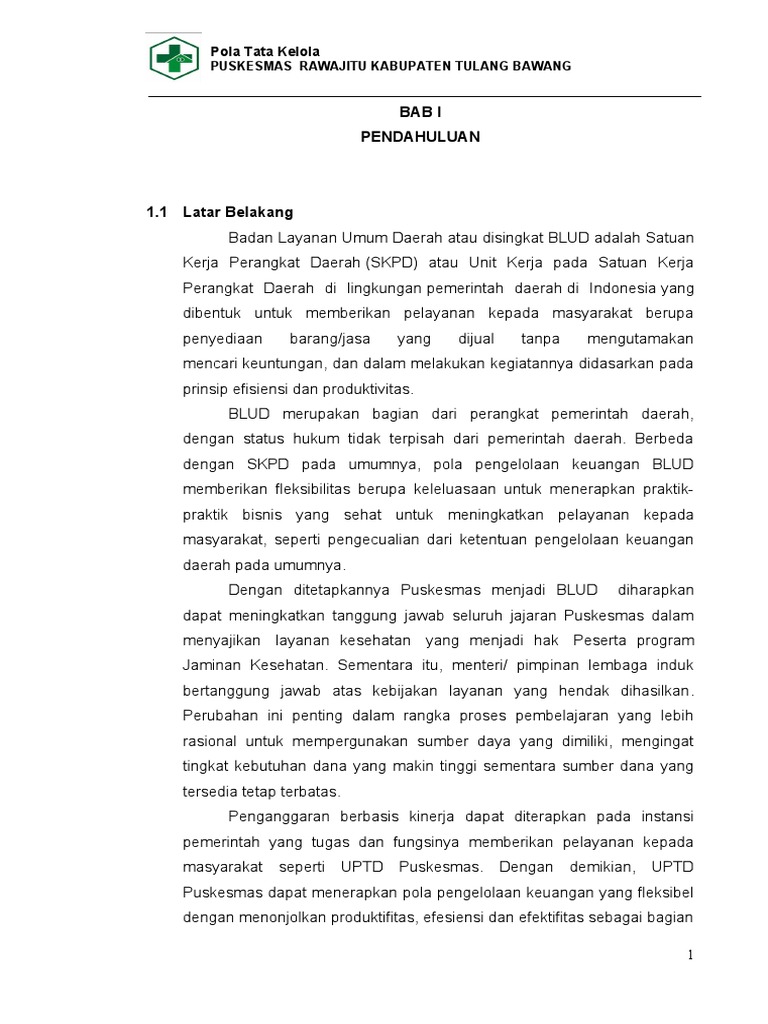 Draft Dok. Tata Kelola | PDF