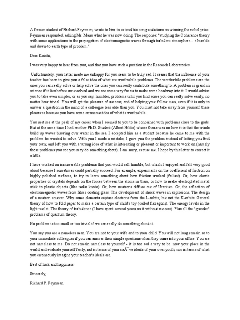 Koichi-Feynman Letter | PDF | Neutron | Atomic Nucleus