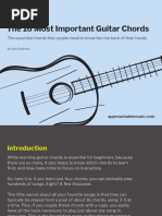 14 Easy Guitar Chords for Beginners | PDF | Guitars | Elements Of Music