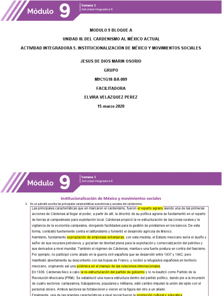 M09 - S3 - AI5 - Word (2) .132 | PDF | Ejército Zapatista de Liberación ...