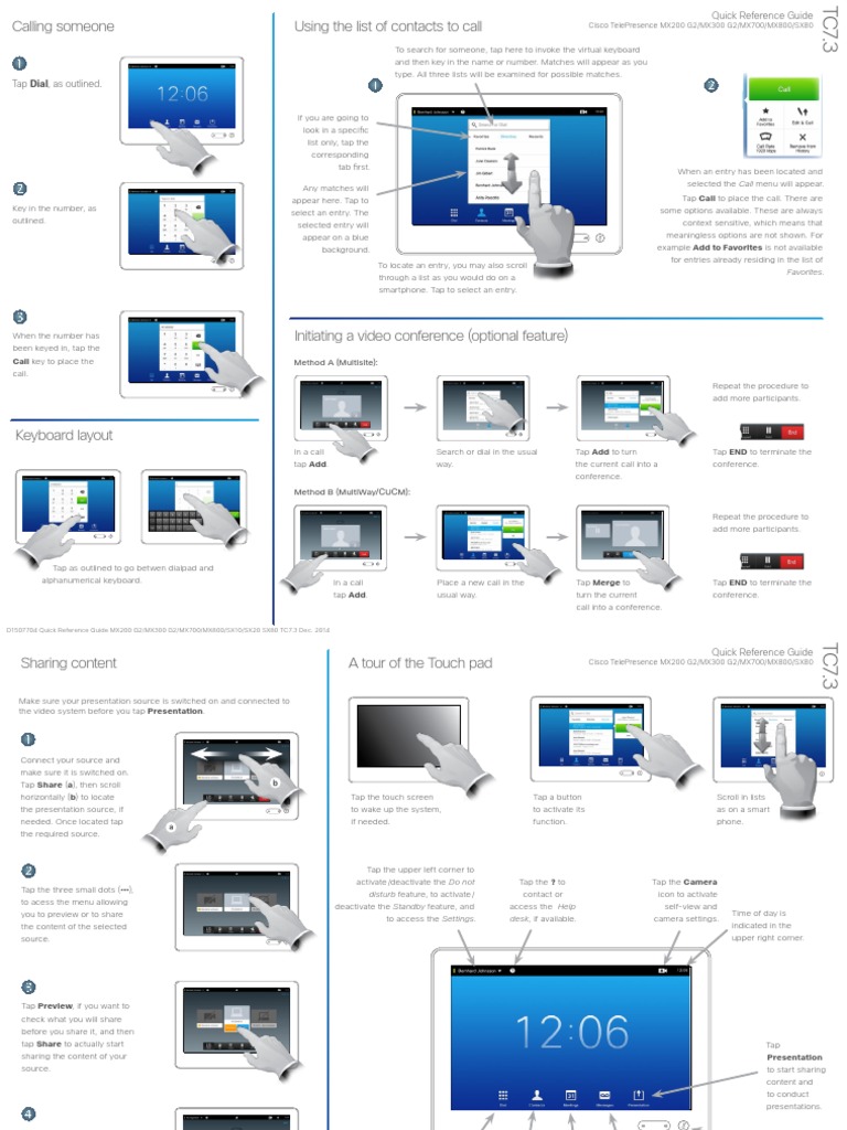 Touch10 Quick Reference Guide tc73 | PDF | Computer Keyboard | Software