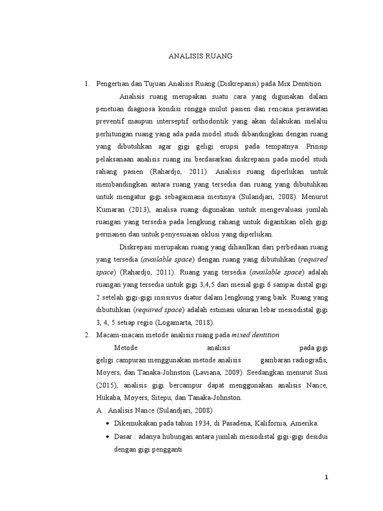 Analisis Ruang | PDF