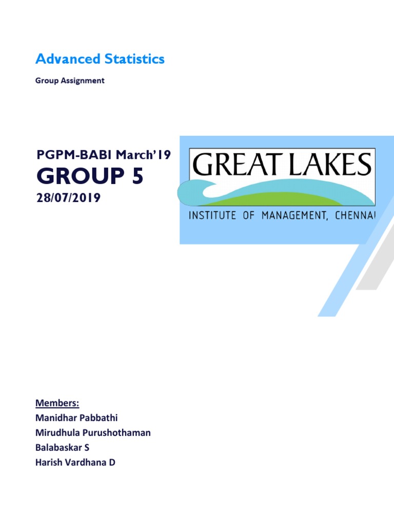 Group Assignment - AS GRP 5 PDF | PDF | Regression Analysis | Errors And Residuals