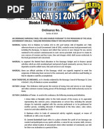 Barangay Tax Code Sample | PDF | Revenue | Taxes