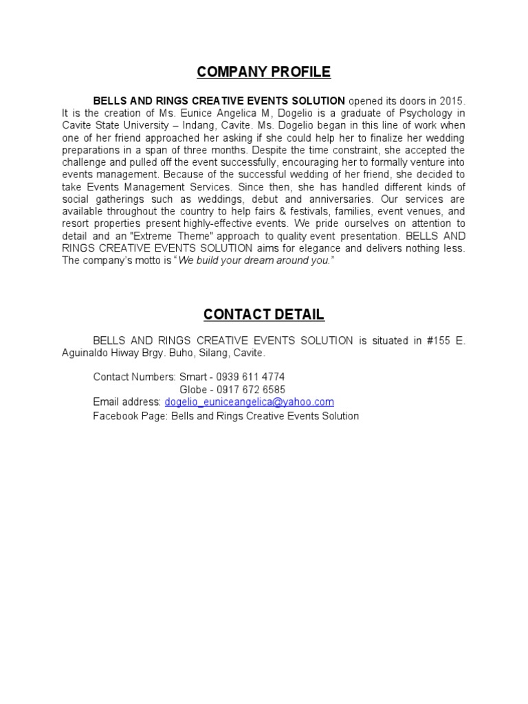 Wedding Event Management Proposal | PDF | Wedding | Bride
