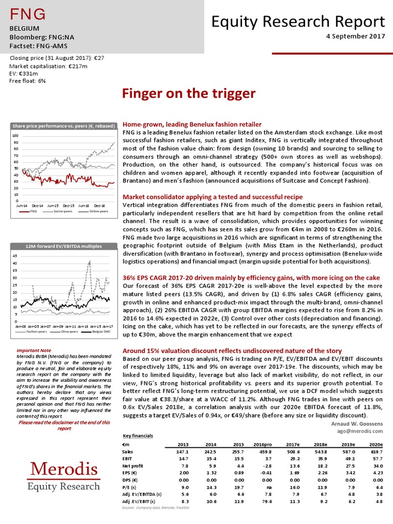 FInancial Analysis Example PDF | PDF | Discounted Cash Flow | Valuation ...