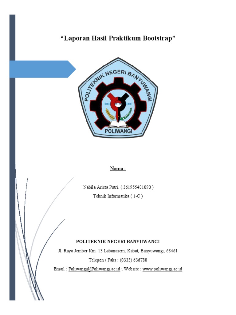 Laporan Praktikum Bootstrap | PDF | Computing And Information Technology