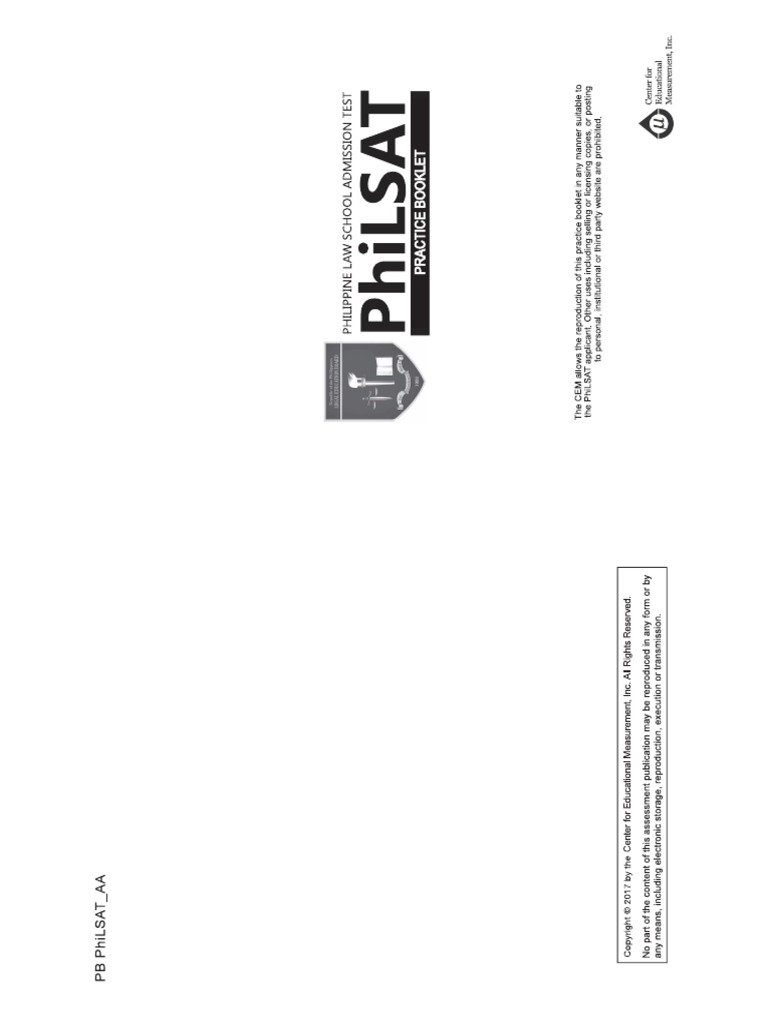 PHILSAT Practice Booklet 1 | PDF | Text Messaging | Science, Technology, Engineering, And ...