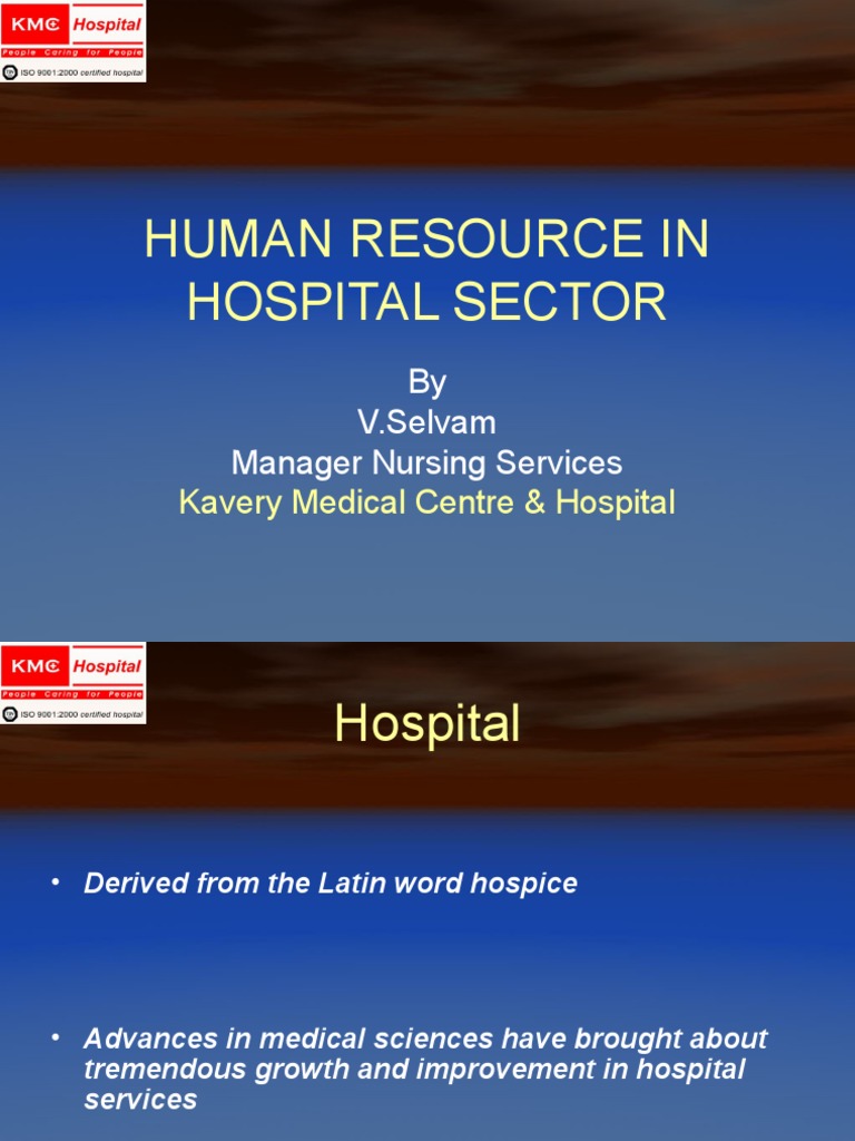HR Management in Hospital Sector | PDF | Employment | Human Resource ...