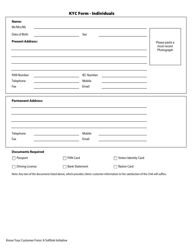KYC Individual | PDF