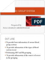 Slide Method for Blood Grouping | PDF | Blood Type | Serology