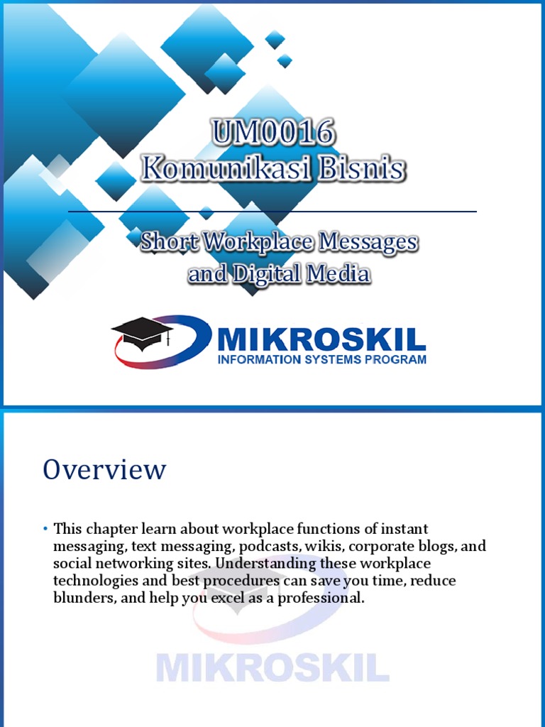 Chapter 6 Short Workplace Messages | PDF | Text Messaging | Blog