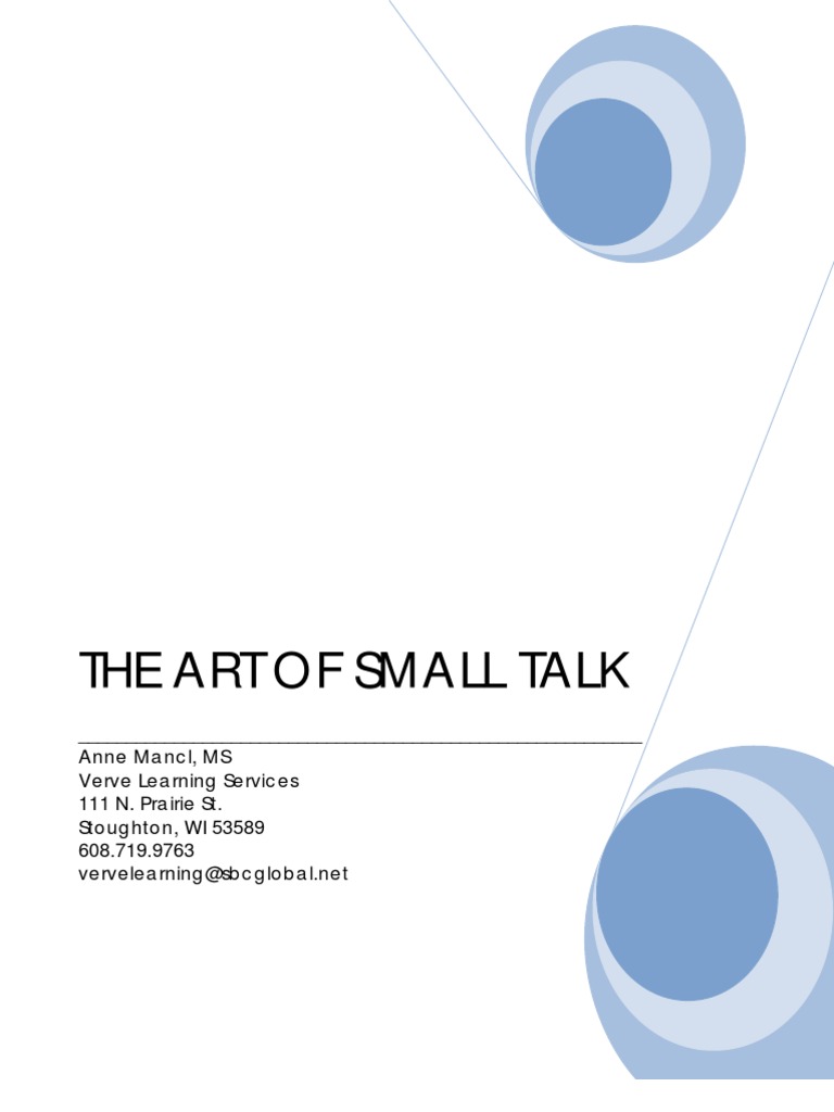 Mastering the Art of Small Talk | PDF