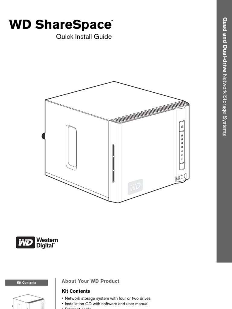 WD Sharespace Quick Install Guide | PDF | Microsoft Windows | Computer ...
