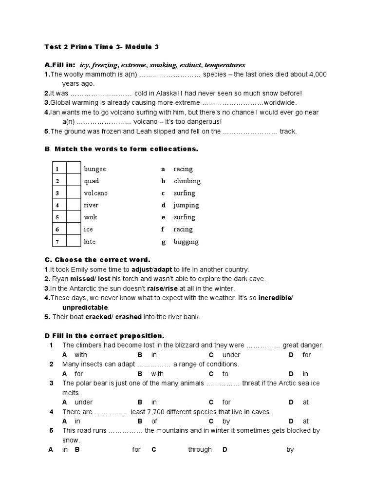 Prime Time 3 | PDF | Physical Geography | Earth Sciences