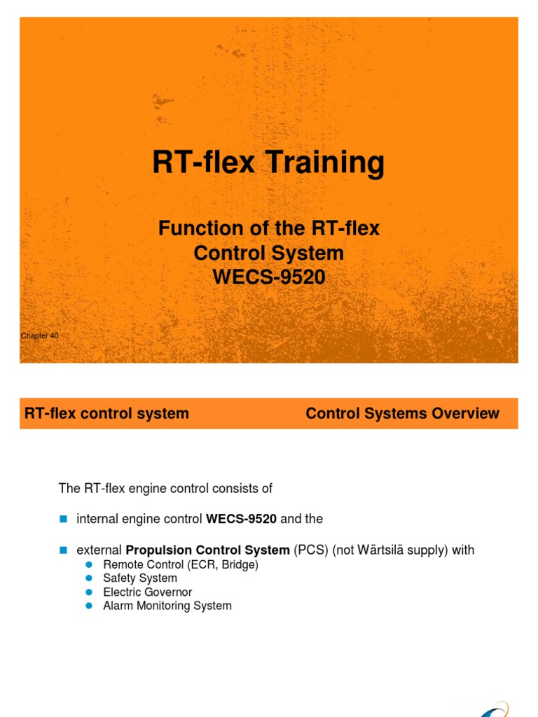 40 RT-flex Control System | PDF | Control System | Valve